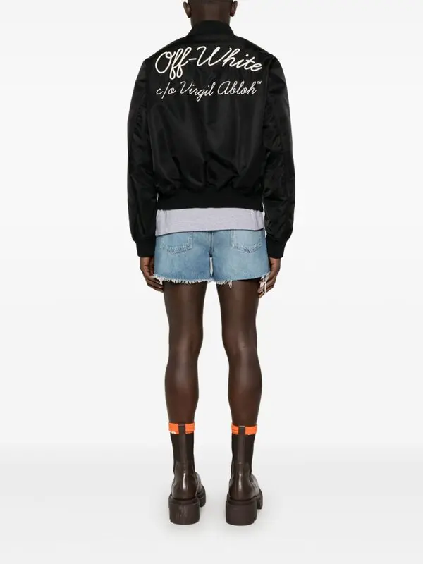 Off-White Script Bomber Jacket