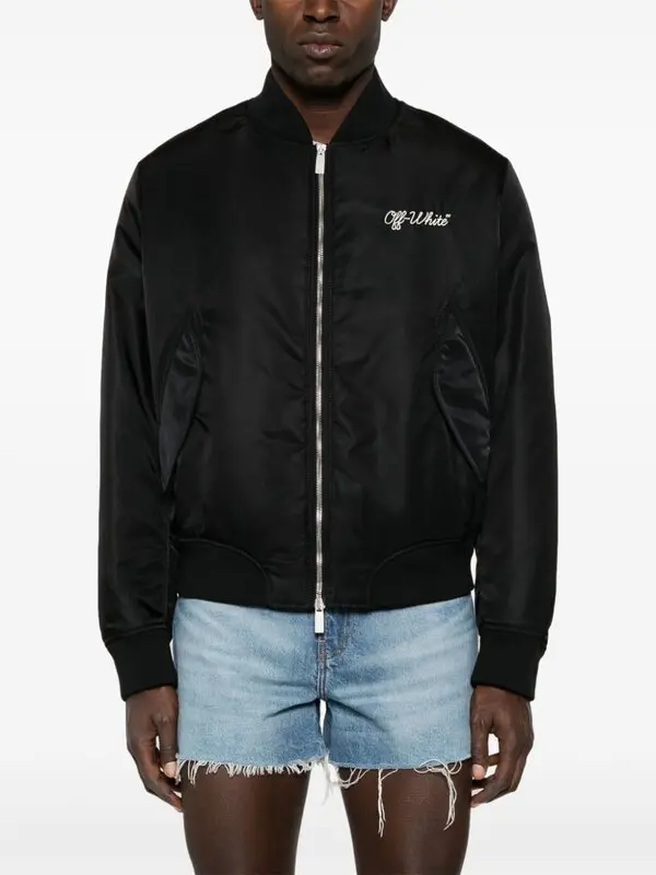 Off-White Script Bomber Jacket