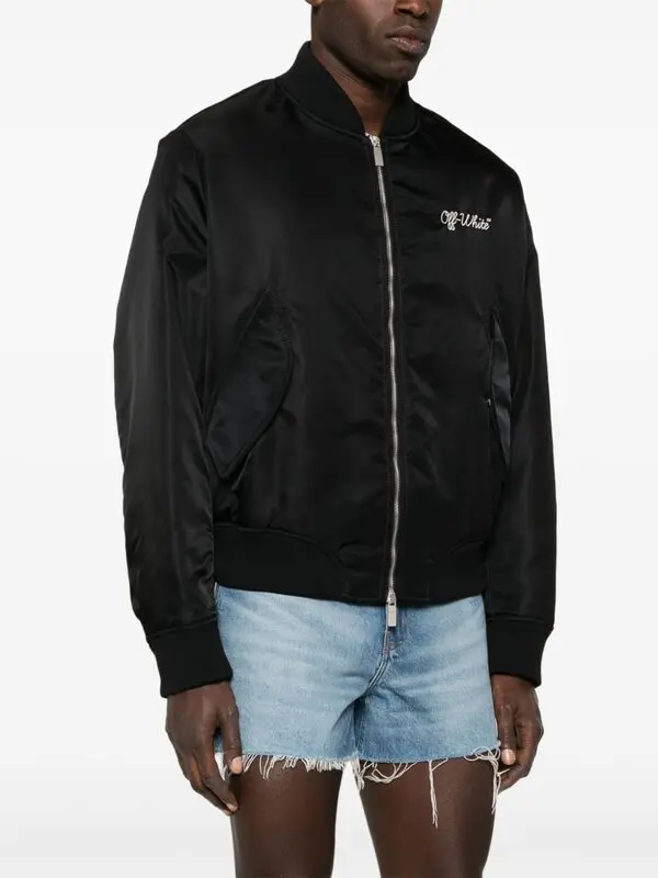 Off-White Script Bomber Jacket