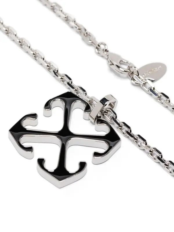 Off-White Arrows Enamel Necklace