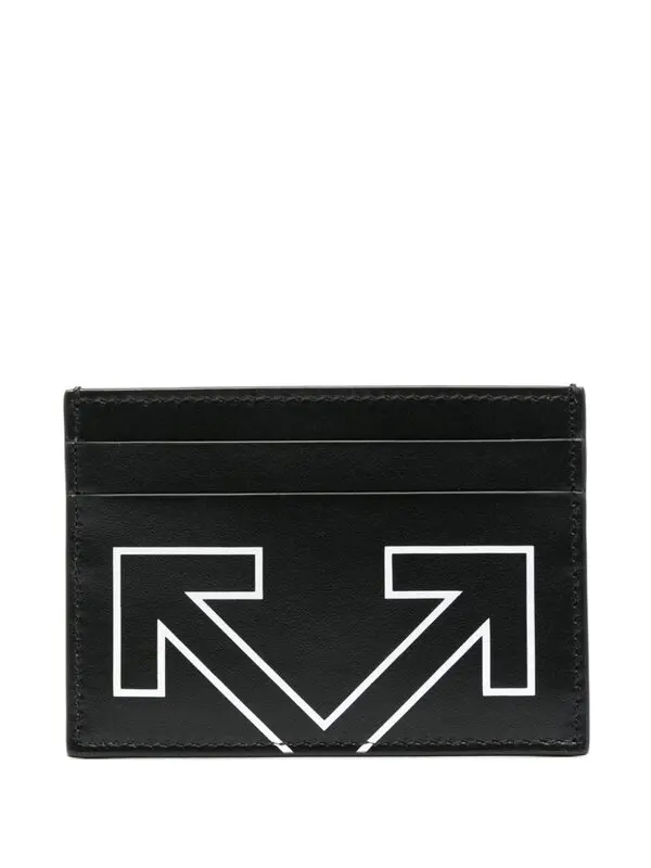 Off-White Heritage Card Holder - Black
