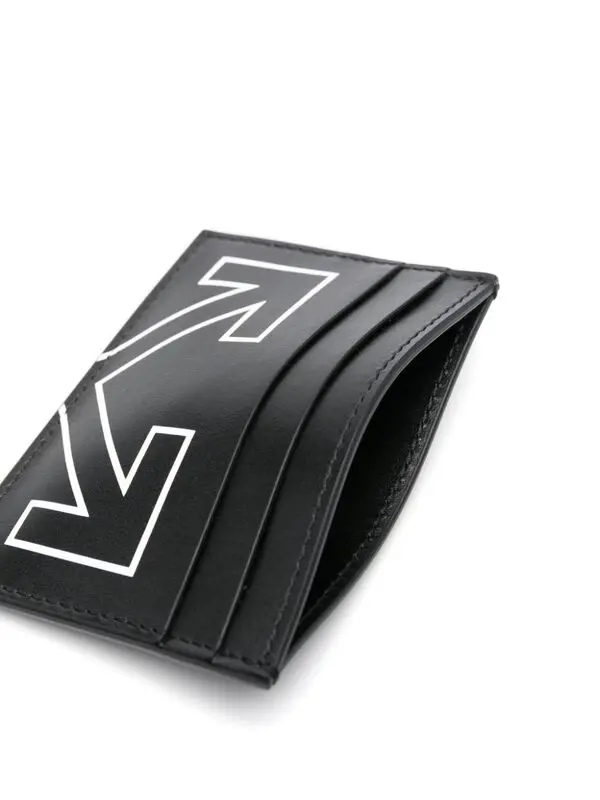 Off-White Heritage Card Holder - Black