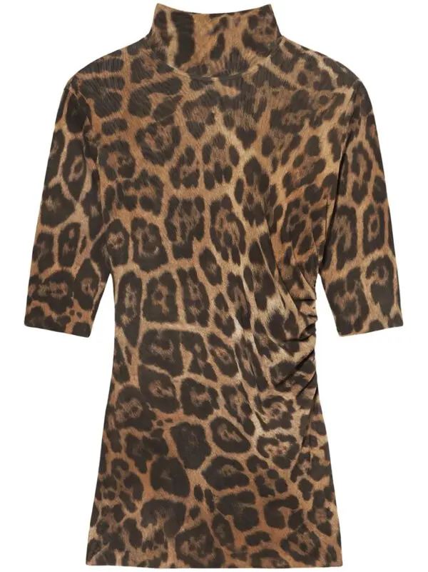 Stella McCartney Leopard-print Top - Brown