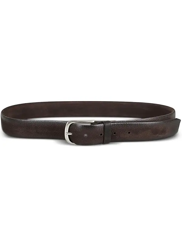 ORTIGNI Leather Belt - Brown