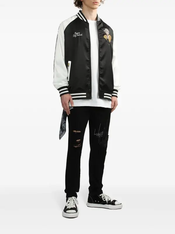 MUSIUM DIV. Colourblock Varsity Jacket