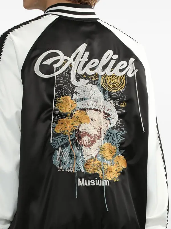 MUSIUM DIV. Colourblock Varsity Jacket