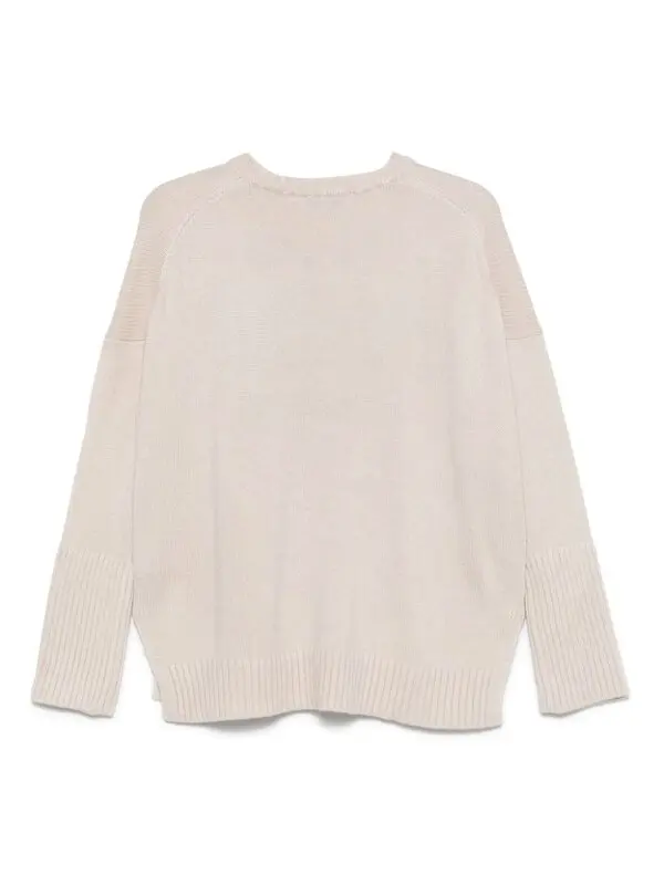 Dkny Varsity-logo Sweater - Neutrals