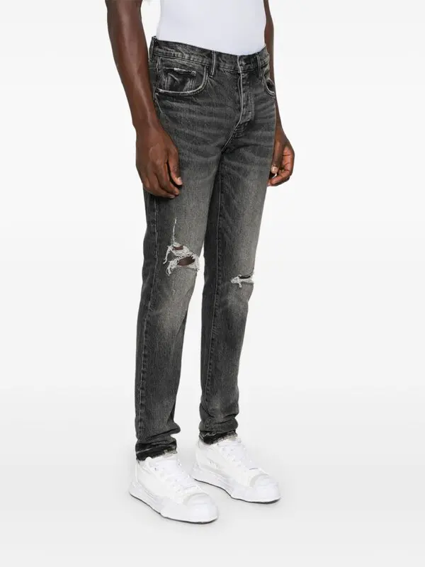 PURPLE BRAND P001 Slim Fit Jeans - Black