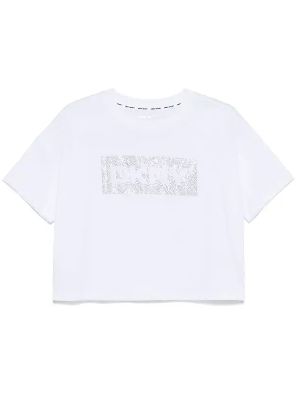 Dkny Cropped T-shirt - White