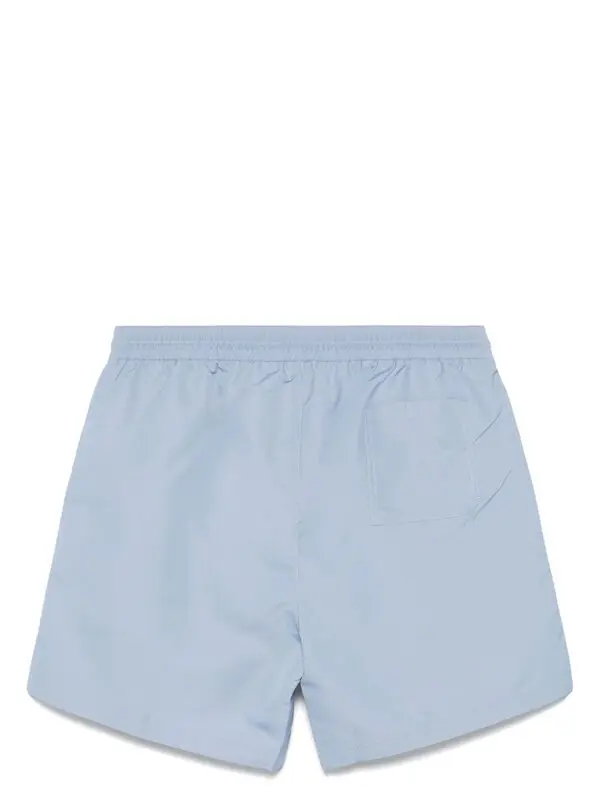 Brunello Cucinelli Logo-embroidered Swim Shorts - Blue