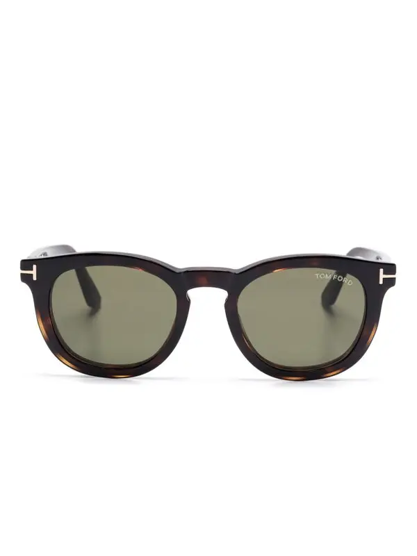 TOM FORD Pantos-frame Glasses - Brown