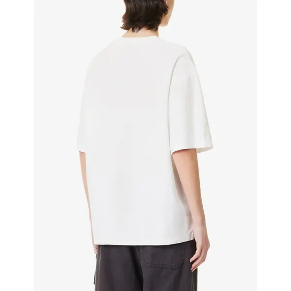 Acne Studios Logo-pattern Cotton-jersey T-shirt