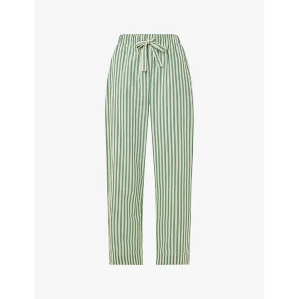 Whistles Stripe-print Relaxed-fit Cotton Pyjama Bottoms - Multi-coloured