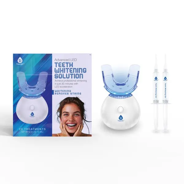 PURSONIC Advanced Led Teeth Whitening Solution - White