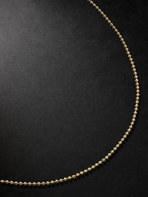 ALEX MOSS 20-inch 14-karat Ball Chain Necklace - Gold