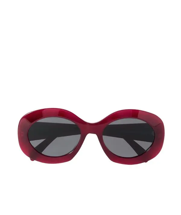 Celine Triomphe Oversized Sunglasses - Red