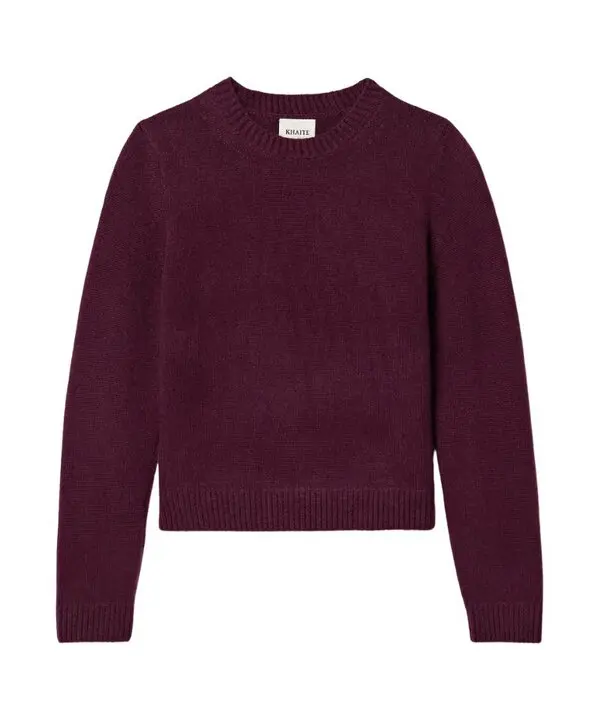 Khaite Leta Cashmere Cropped Sweater