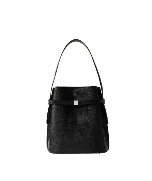 TOTÊME - TOTEME Belted Lizard-effect Leather Tote