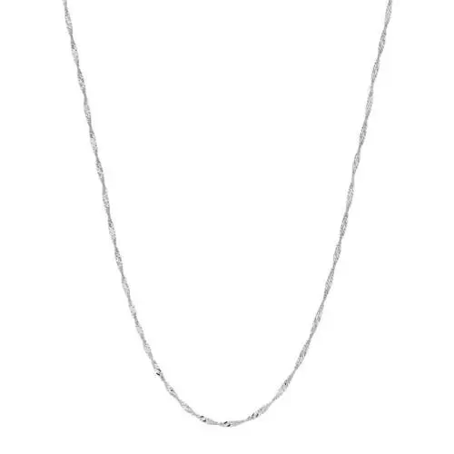DONATELLO GIAN Sterling Twisted Chain Necklace - Silver