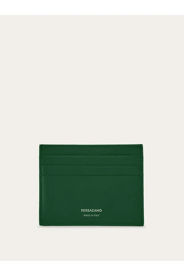 FERRAGAMO Credit Card Holder - Green