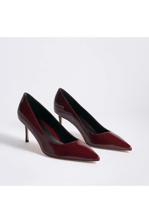 Marion Parke Classic Pump 70 | Bordeaux Patent