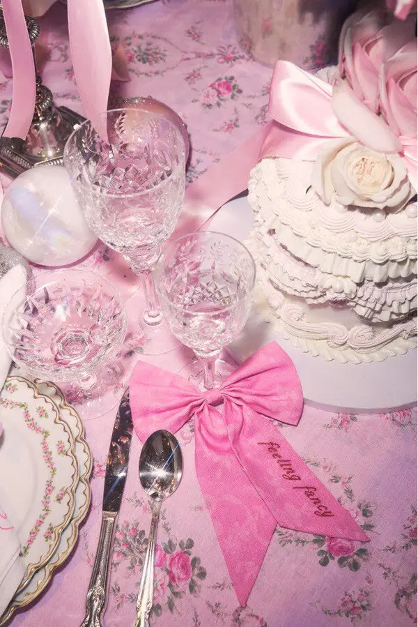 LoveShackFancy Stemware Dressing Bows Set Of 2