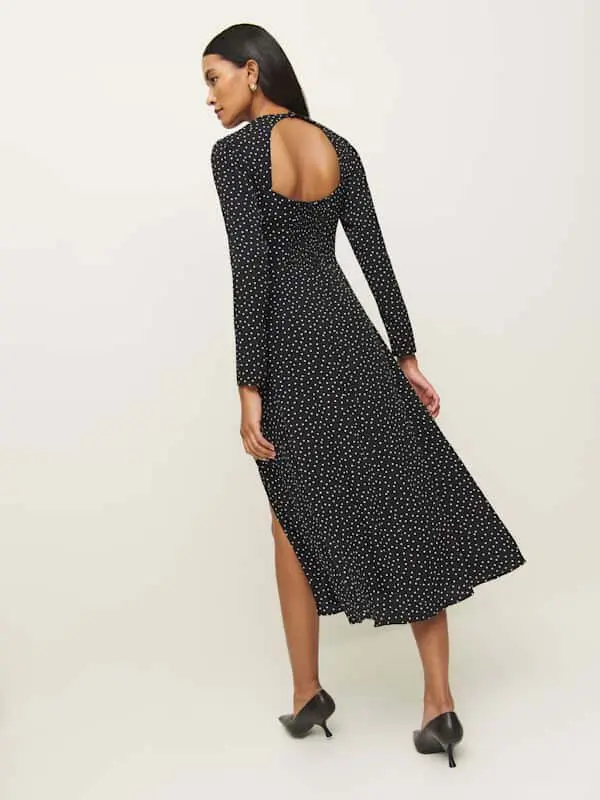 sienna olive knit midi dress SIENNA Mesh Mix Off Shoulder Midi Dress In Sage Green main image 0