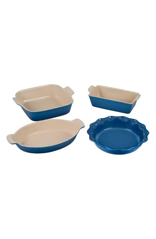 LE CREUSET 4-piece Heritage Bakeware Essentials Stoneware Set - Marseille