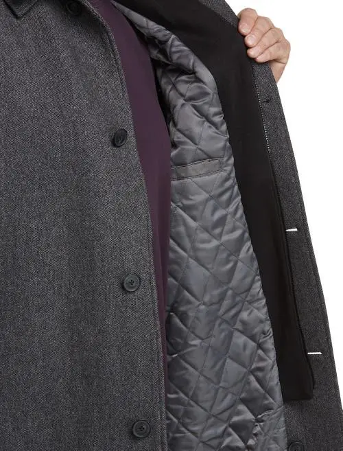 Calvin Klein Herringbone Zale Overcoat