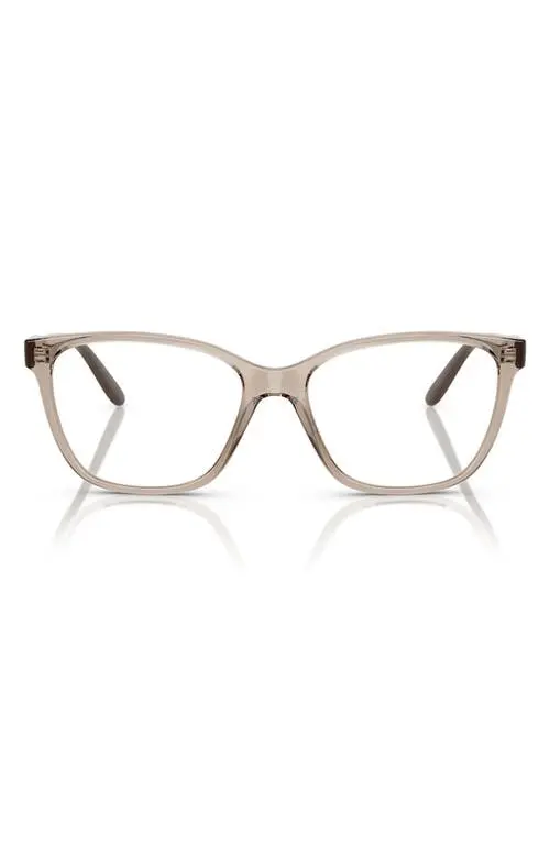 VOGUE 51mm Pillow Eyeglasses - Brown