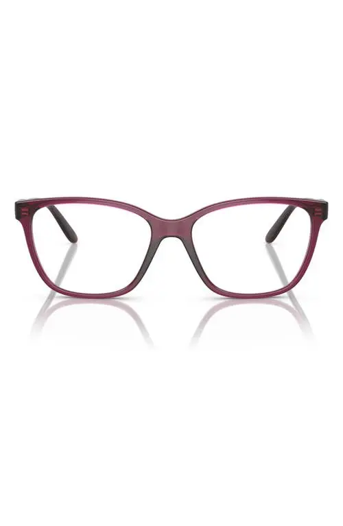VOGUE 51mm Pillow Eyeglasses - Dark Red