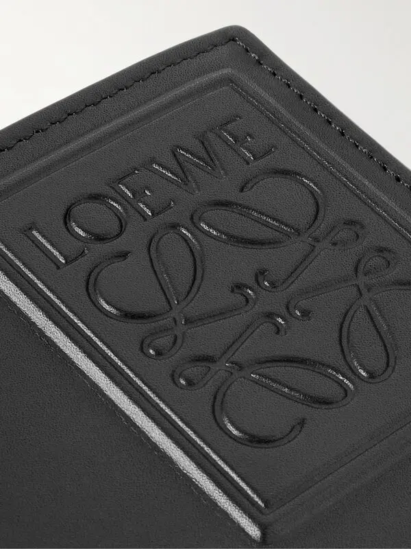 Loewe Logo-embossed Leather Billfold Wallet
