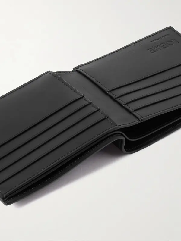 Loewe Logo-embossed Leather Billfold Wallet