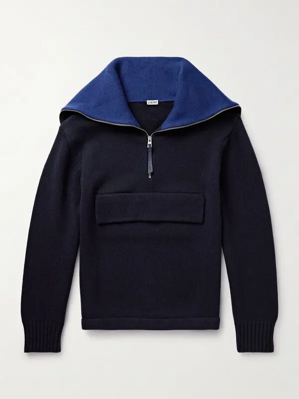 Loewe Wool Half-zip Sweater