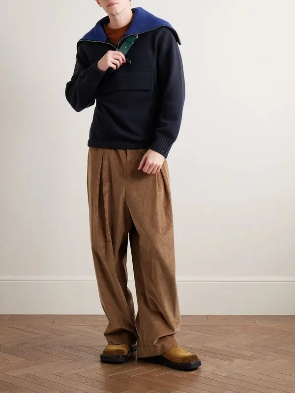 Loewe Wool Half-zip Sweater