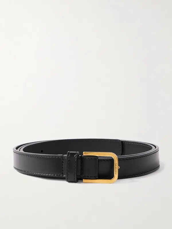 Saint Laurent Leather Belt - Black