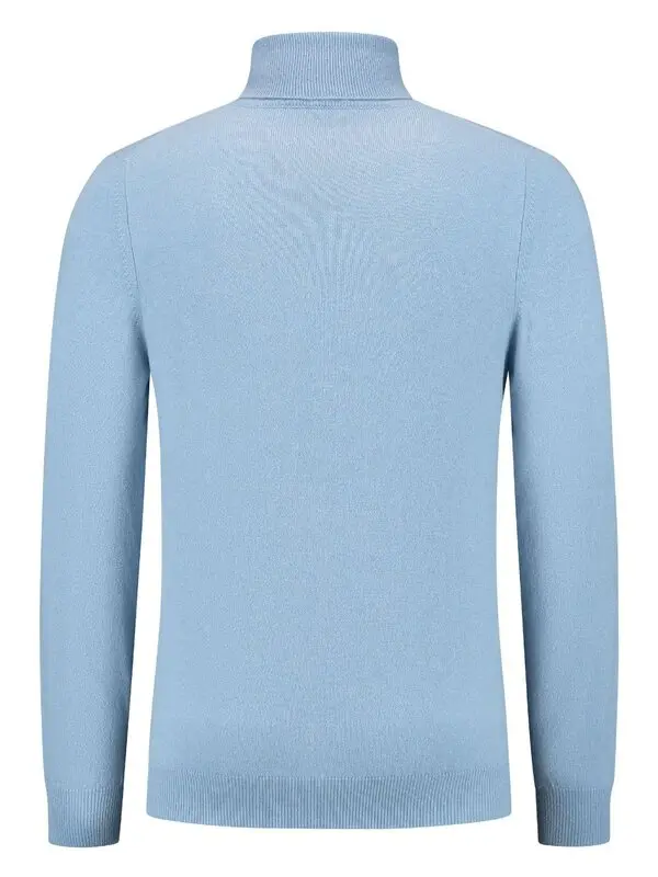 Fedeli Turtleneck Sweater - Blue