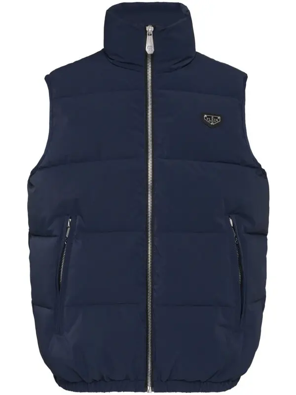 Philipp Plein Down Gilet - Blue