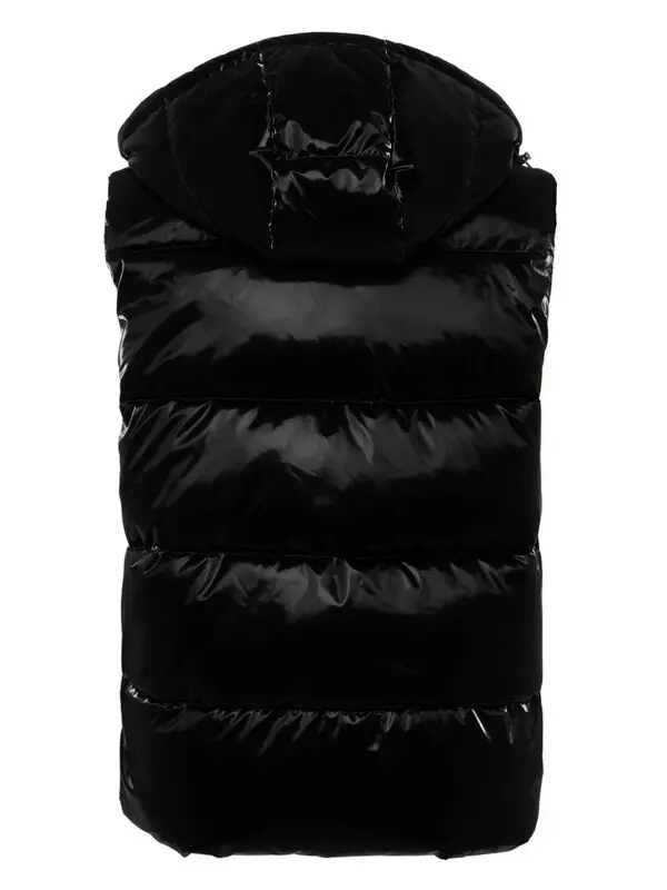 Philipp Plein Puffer Gilet - Black