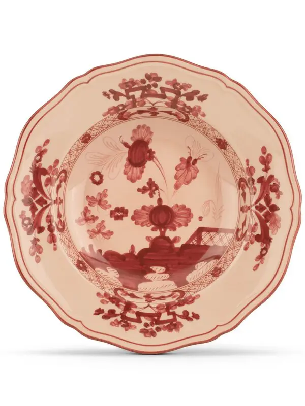 GINORI 1735 Oriente Italiano Soup Plate - Pink