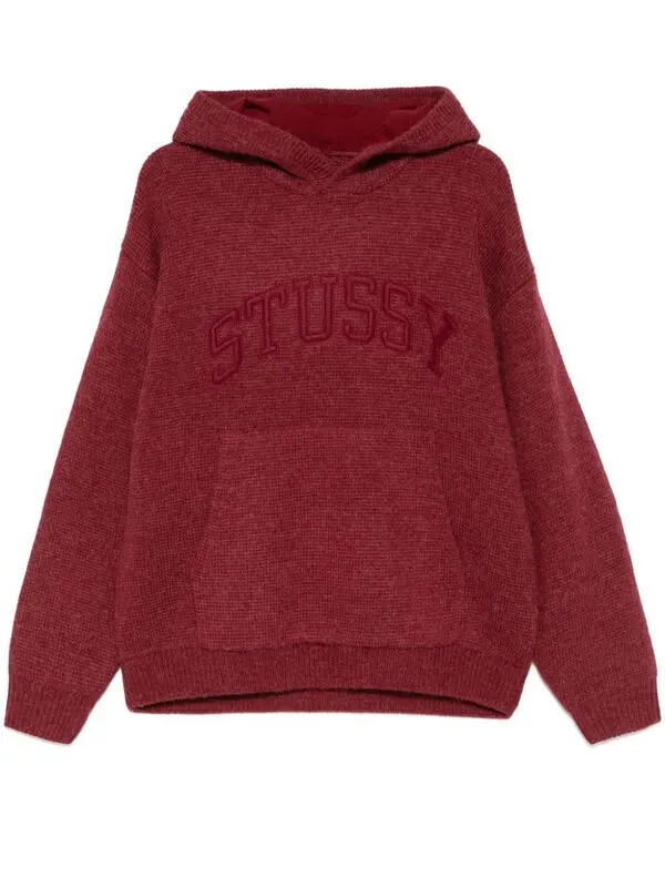 StÜssy Patch Knitted Hoodie