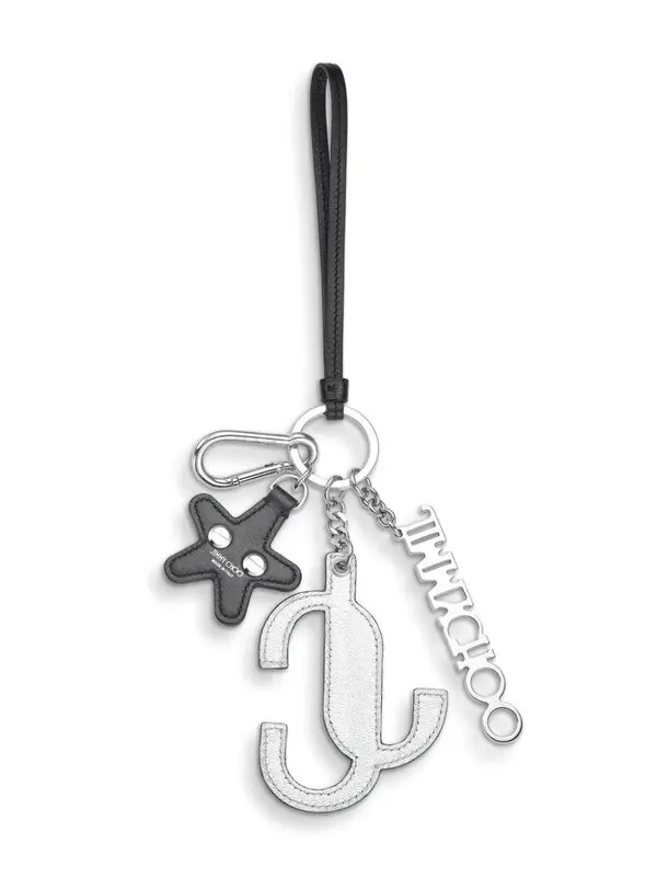 JIMMY CHOO Multiple-pendants Charm - Silver