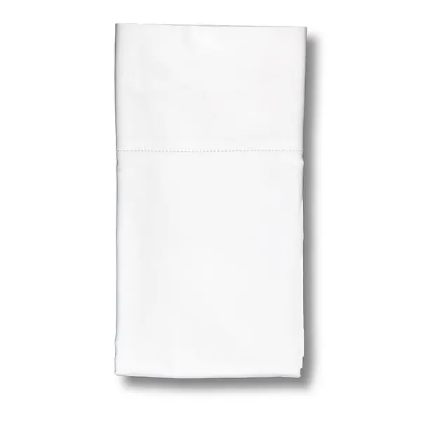 DEA LUXURY LINENS Dea Palm Beach Eleonora Sateen Flat Sheet, King - White