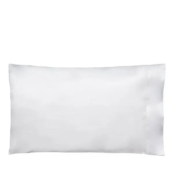 DEA LUXURY LINENS Dea Palm Beach Eleonora Sateen Pillowcase Pair, King - White