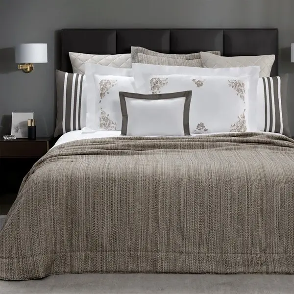 DEA LUXURY LINENS Dea Palm Beach Boucle Coverlet, King