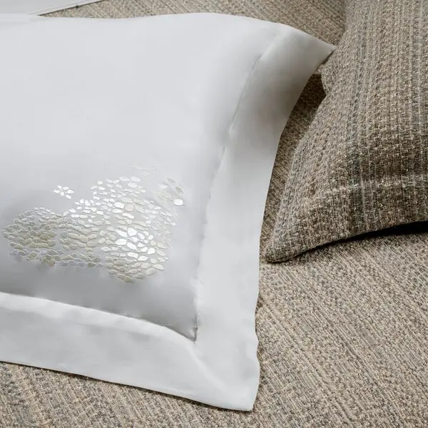 DEA LUXURY LINENS Dea Palm Beach Boucle Standard Sham