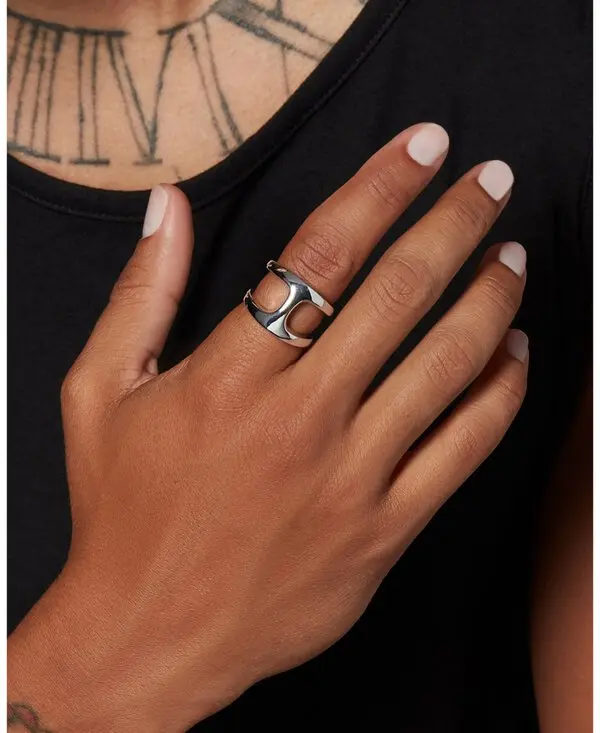 Hoorsenbuhs Sterling Brute Phantom Ring - Silver
