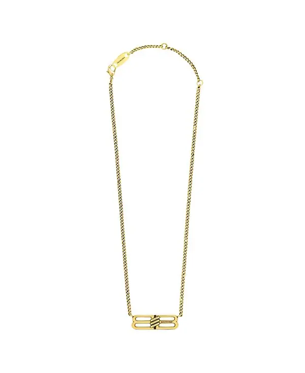 Balenciaga Bb Icon Necklace - Gold
