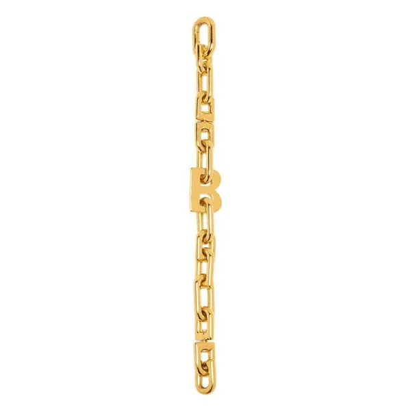 Balenciaga B Chain Thin Bracelet - Gold