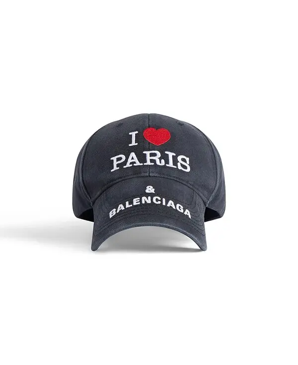 Balenciaga I Love Paris Cap - Black